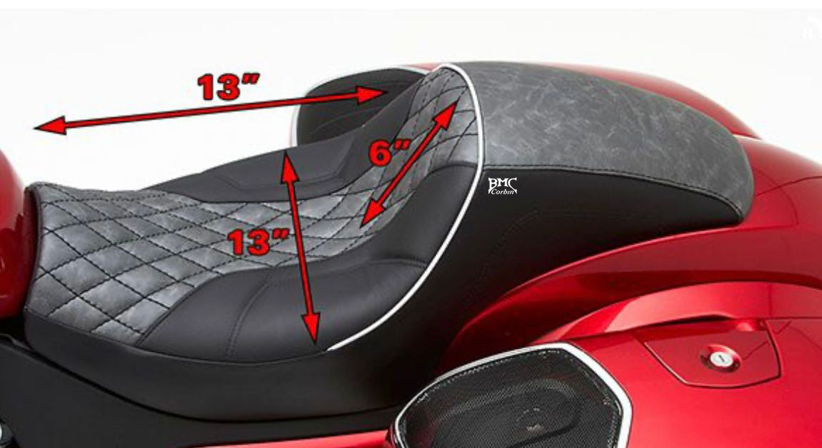 BMC/Corbin Wall Seat - Indian Challenger – BMC Motorcycle Company